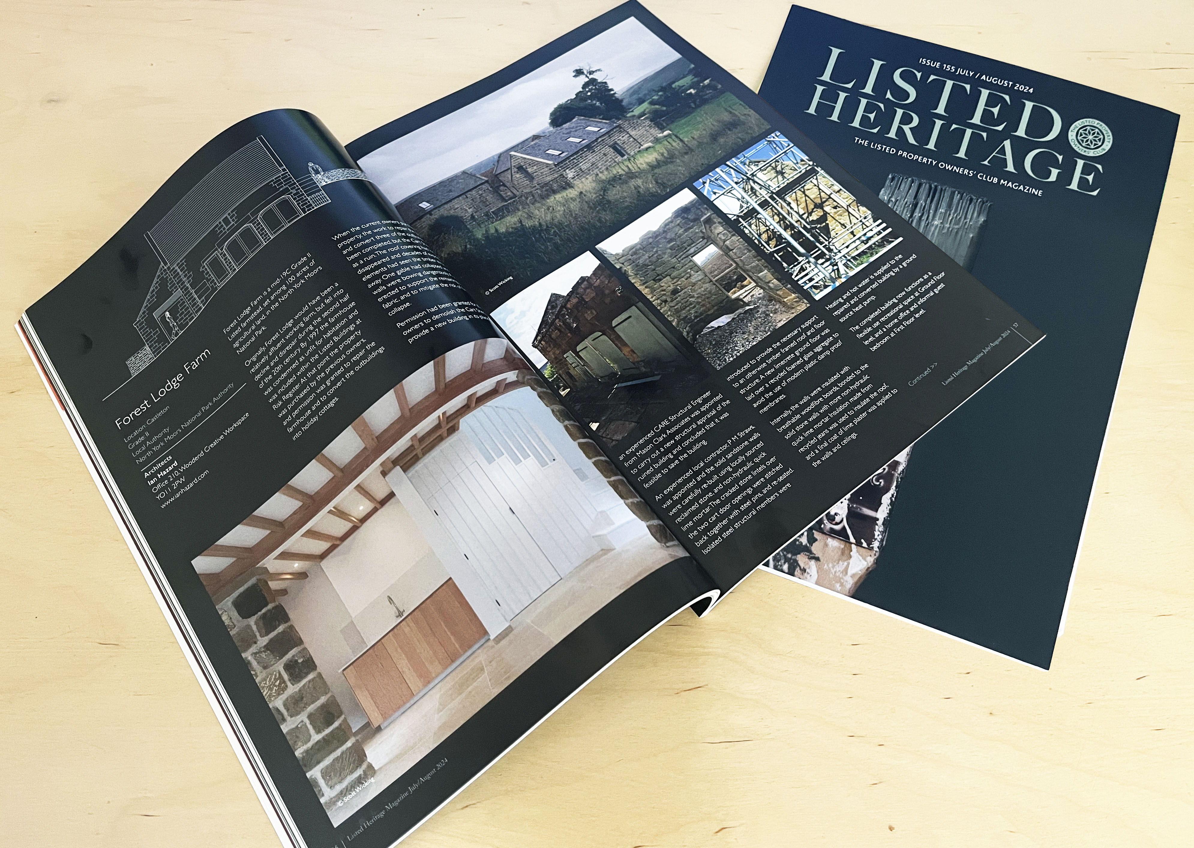 Listed Heritage Magazine Feature - Ian Hazard Architect