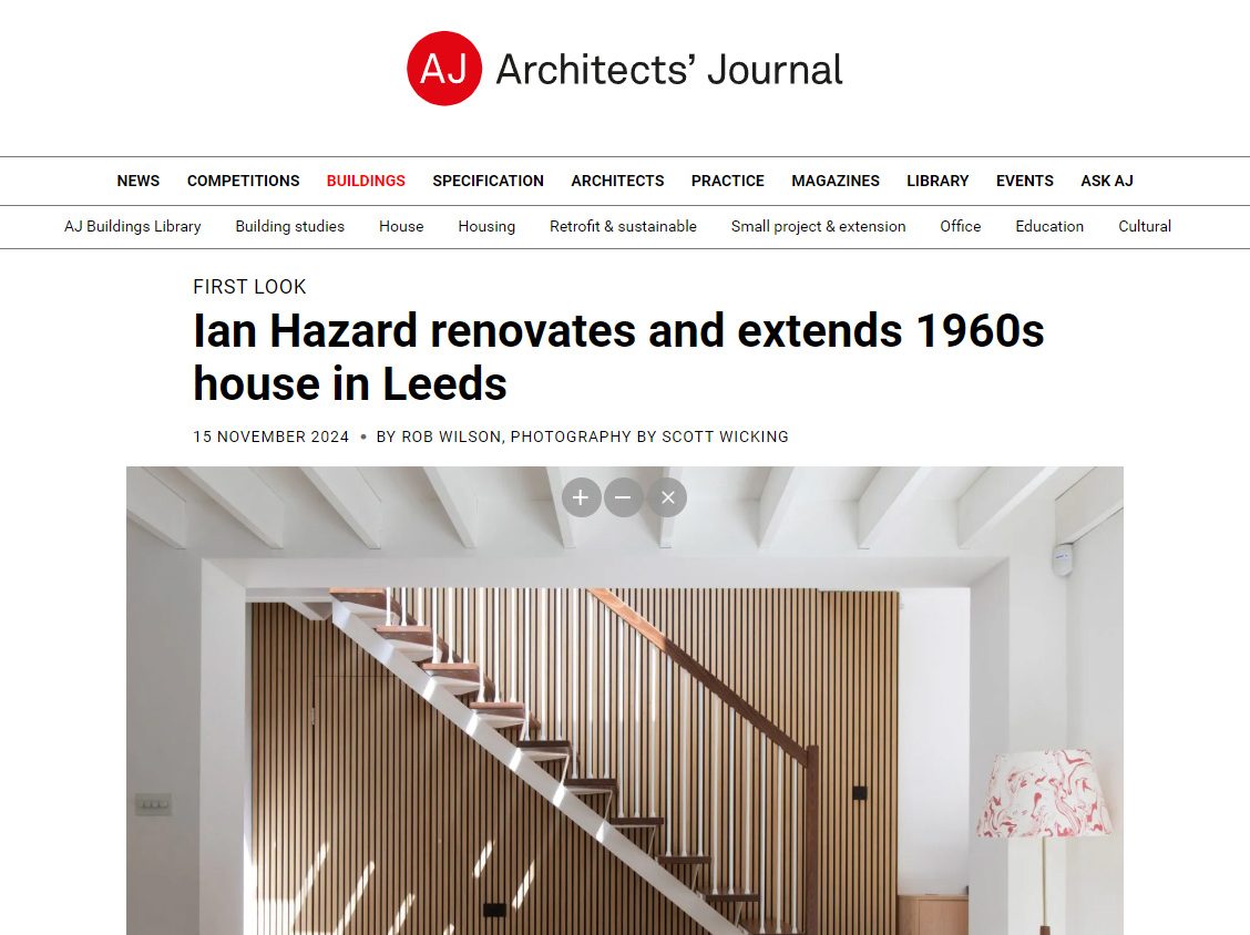 Ladywood Mead Featured in the AJ - Ian Hazard Architect
